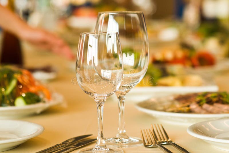 Serving in restaurant stock image. Image of party, banquet - 24927187