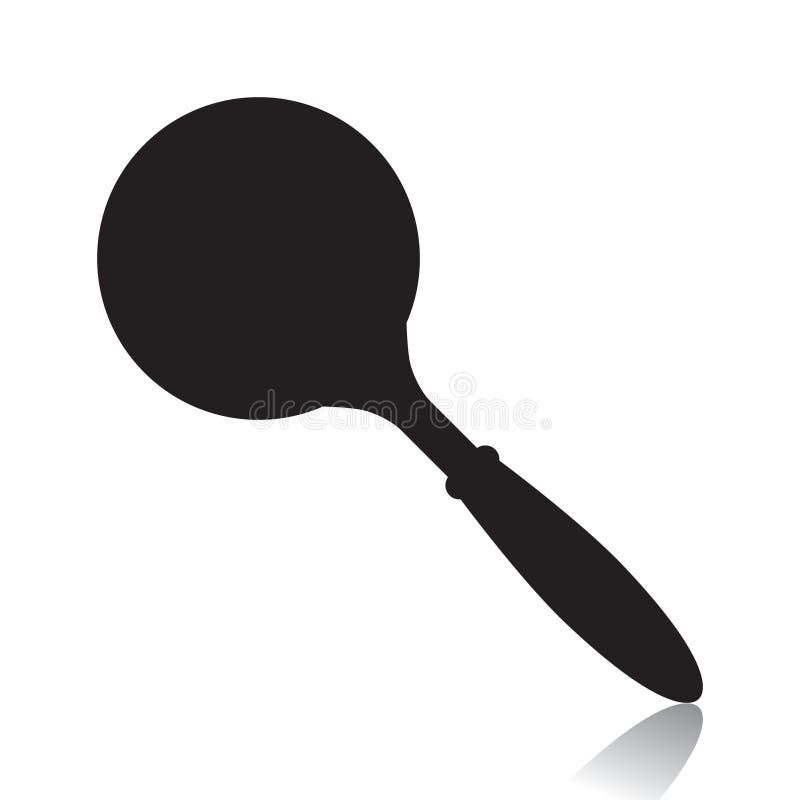 Serving Spoon. Vector Illustration Decorative Design Stock Vector ...