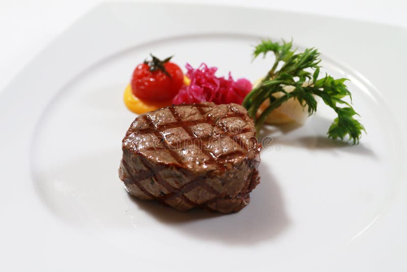 Food Plating Steak