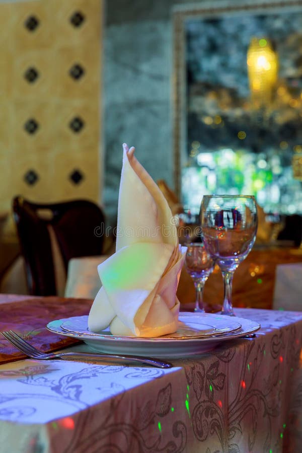 Serving Table Prepared for Event Party Wedding Stock Photo - Image of ...