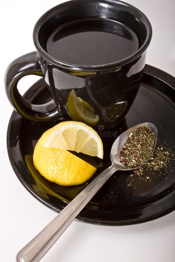 Serving tea stock image. Image of formal, spoon, relax - 4237055