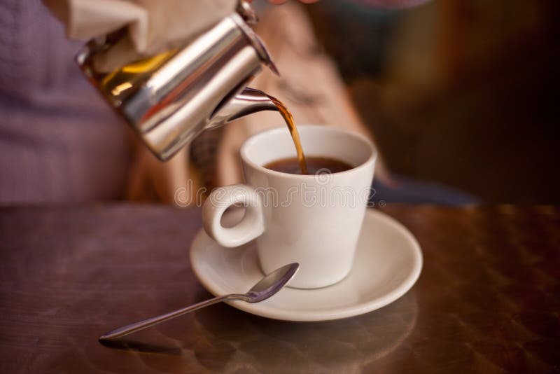 Serving tea stock image. Image of drink, service, teapot - 45703573