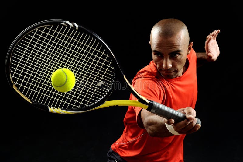 Serving a tennis ball stock photo. Image of competition - 19510550