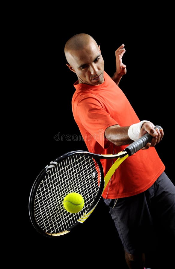 Serving a tennis ball stock photo. Image of competition - 19510550
