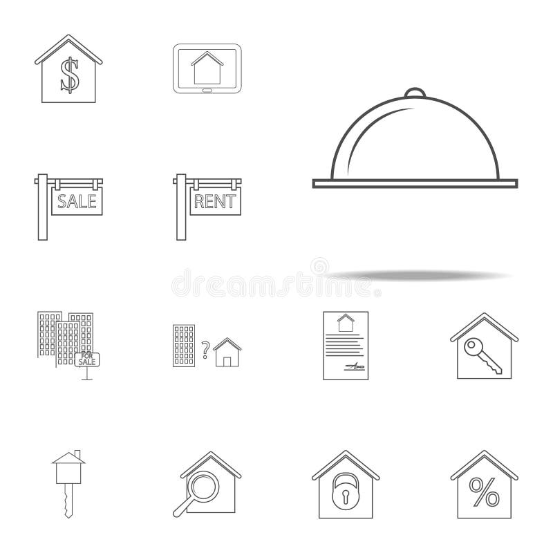 Serving Tray Icon. Web Icons Universal Set for Web and Mobile Stock ...