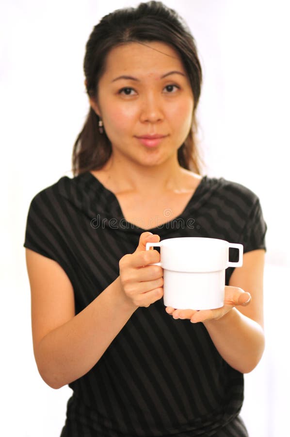 Serving you tea stock image. Image of drinking, young - 5136885