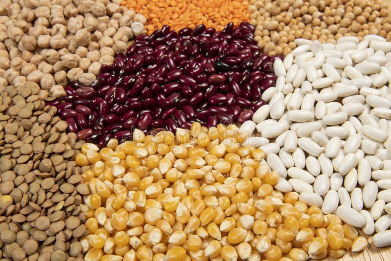 Fiber source examples stock photo. Image of seeds, organic - 225090648