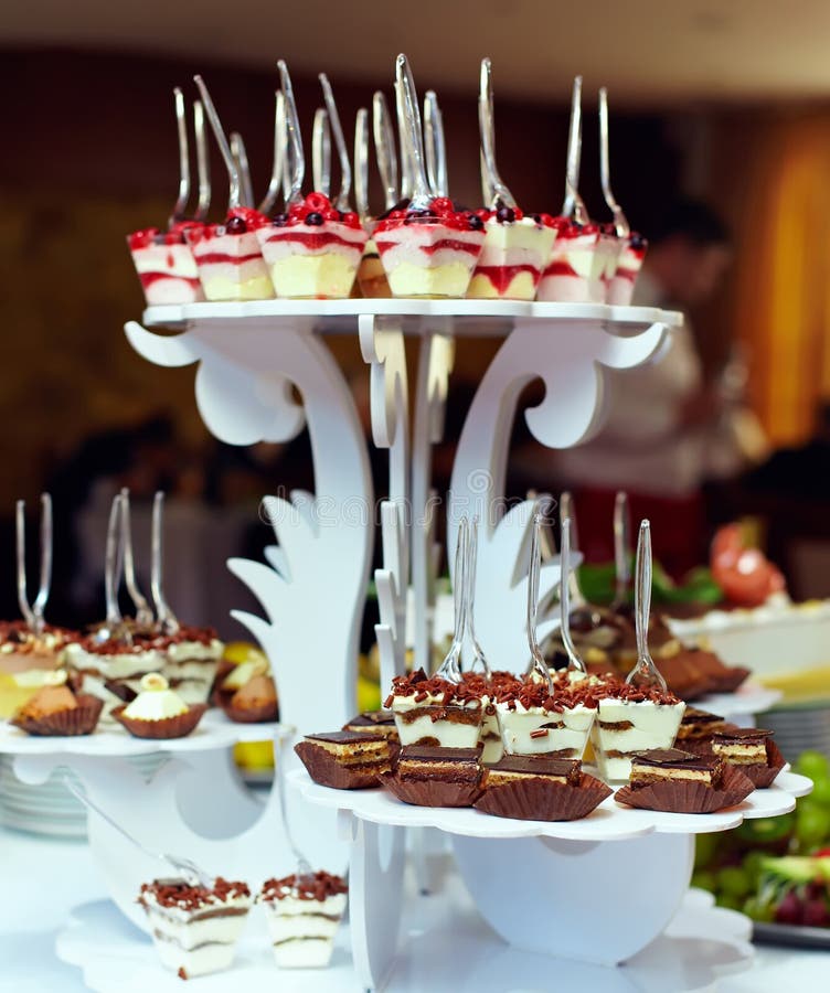 Dessert Corner Buffet stock image. Image of corner, celebration - 15190699