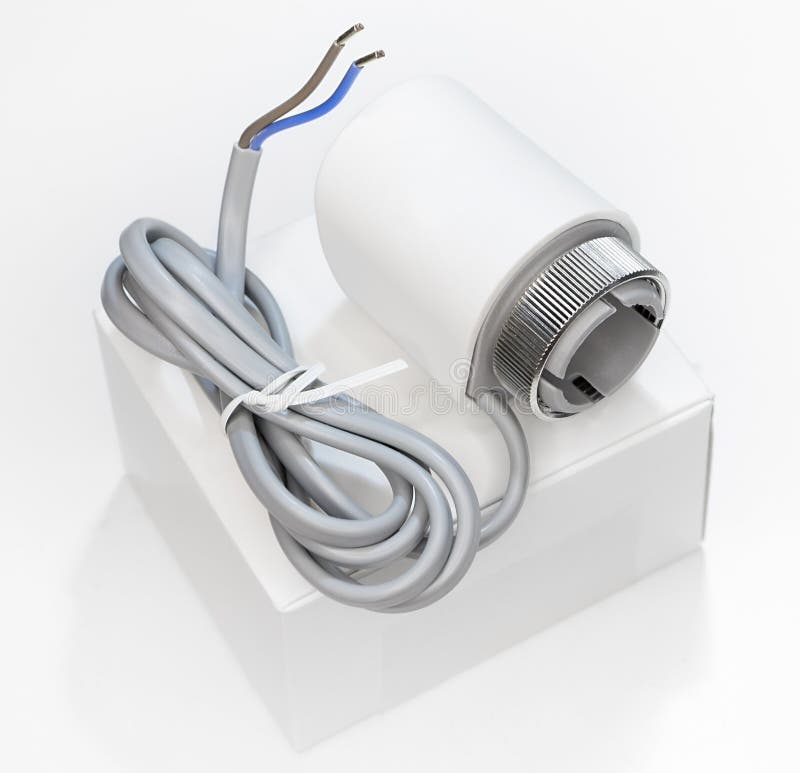 Servo Drive for Underfloor Heating on the Packaging Box Stock Photo ...