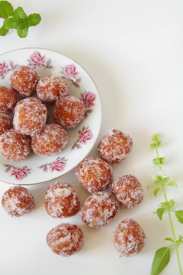 Sesame Balls Chinese Dessert Close Up. Mayuan Stock Photo - Image of ...