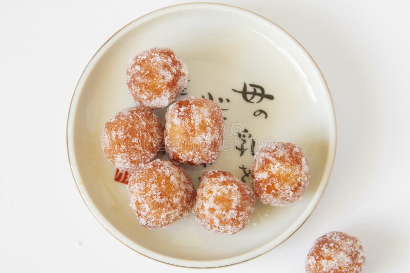 Sesame Balls Chinese Dessert Close Up. Mayuan Stock Photo - Image of ...