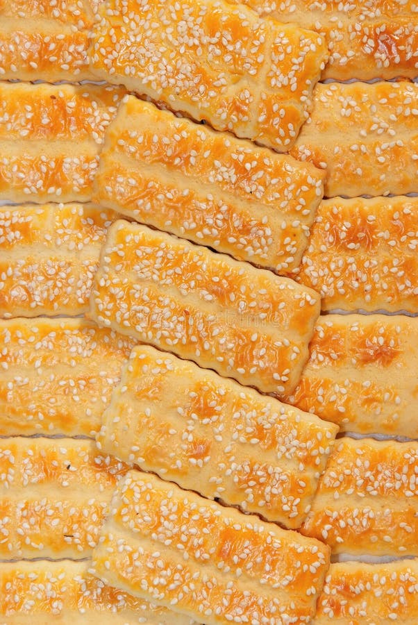 Sesame biscuits stock image. Image of fine, food, objects - 13338205