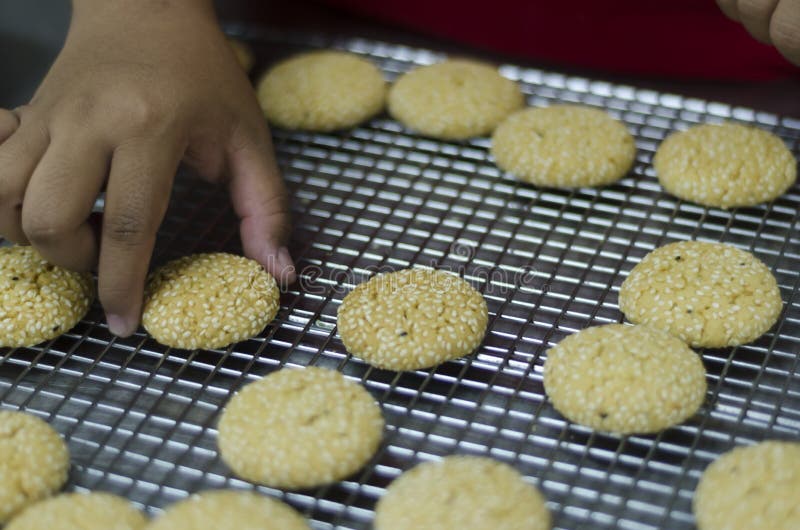 Sesame biscuits stock photo. Image of arabic, circle - 28626532