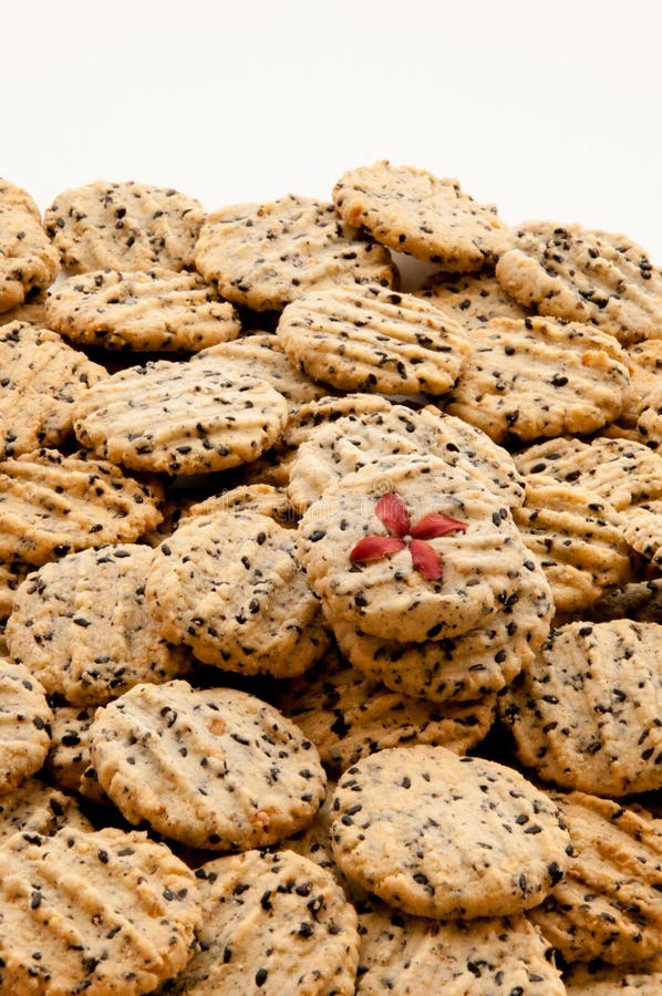 Sesame cookies stock photo. Image of delicious, pastry - 25849936