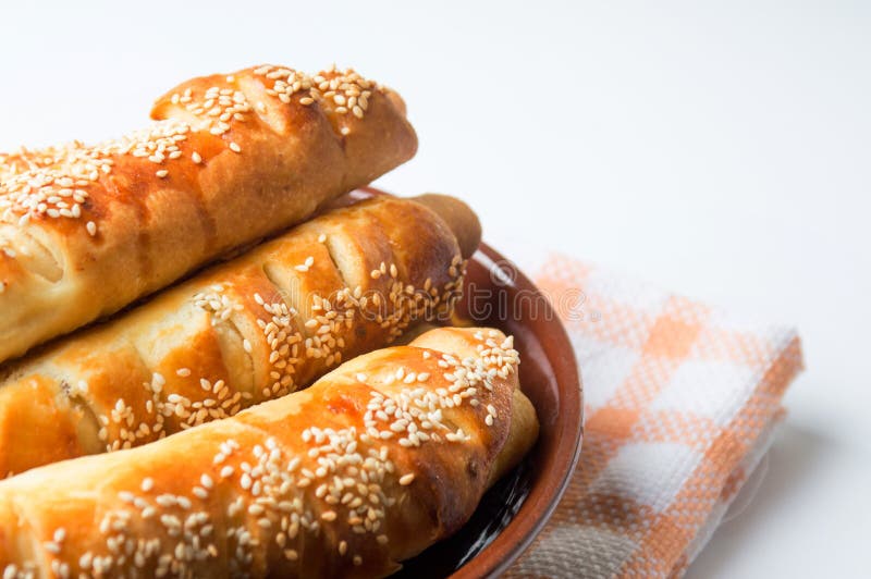 Sesame Covered Pastry Bowl Stock Photos - Free & Royalty-Free Stock ...