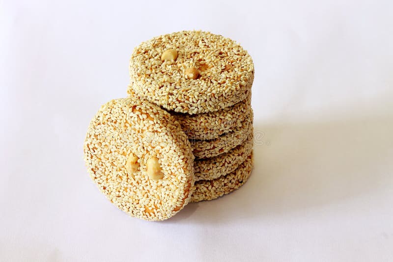 Sesame cracker stock image. Image of chip, crunchy, fresh - 39037495