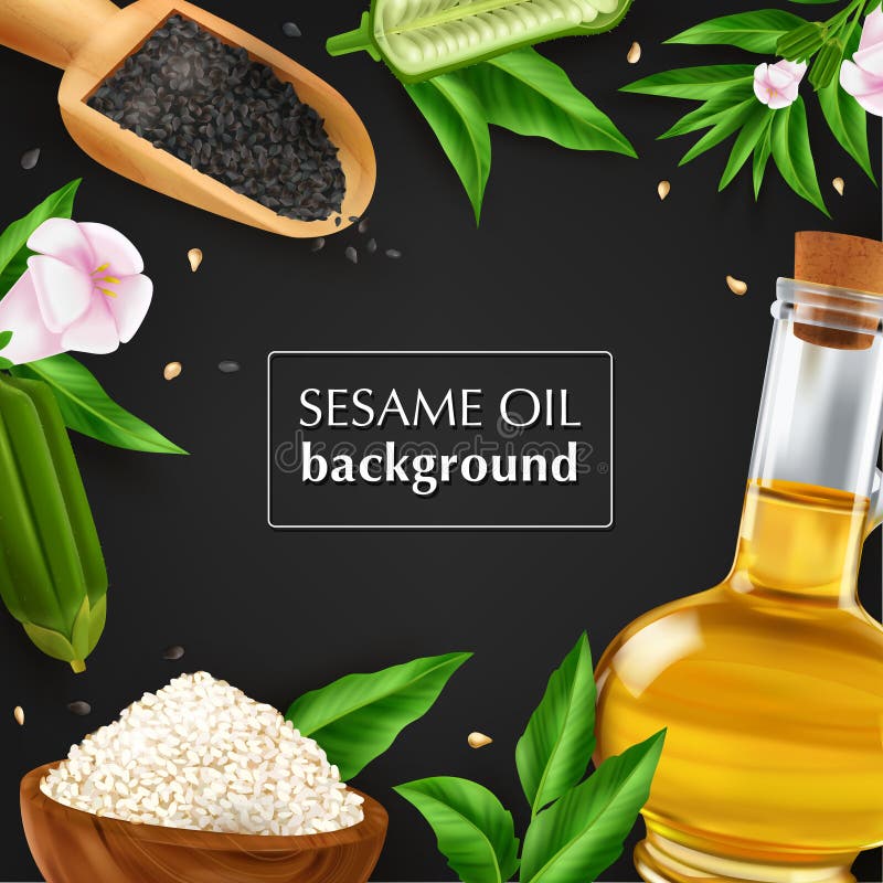Sesame Seed Oil Stock Illustrations – 1,007 Sesame Seed Oil Stock ...