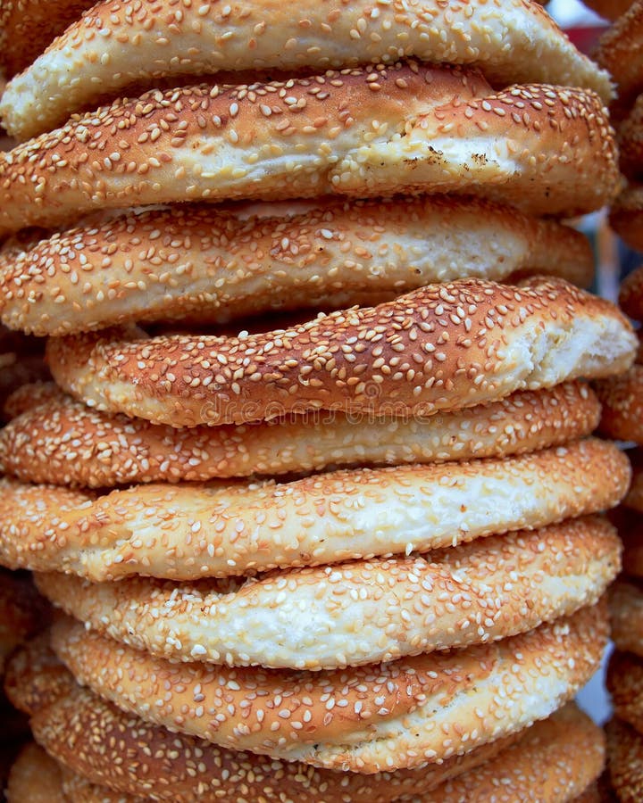 Sesame round buns pile stock image. Image of pile, handmade - 46120527