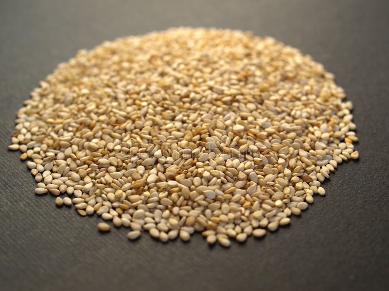 Sesame seeds stock photo. Image of seeds, yellow, natural - 12970708