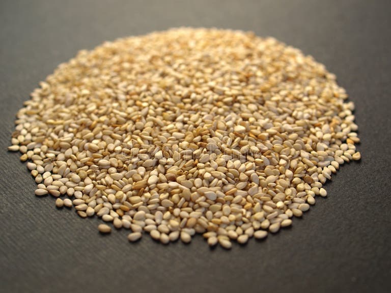 Sesame seeds stock photo. Image of seeds, yellow, natural - 12970708