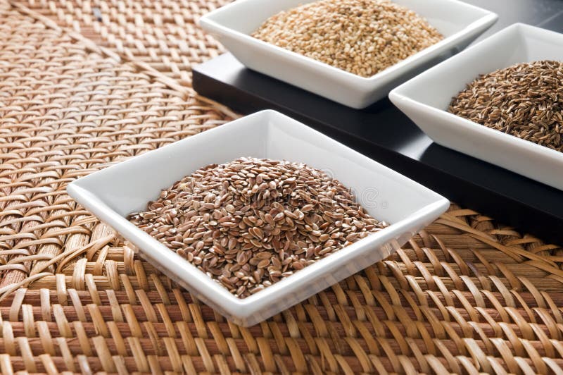 Sesame seeds stock image. Image of fast, flavor, seed - 16992653