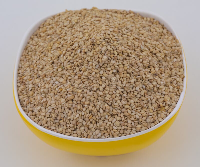 Sesame seeds stock image. Image of herb, healthy, ingredient - 91241519