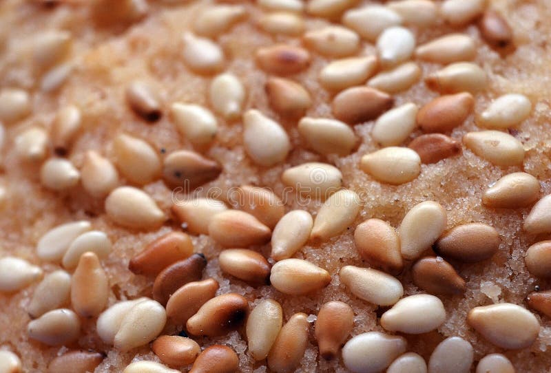 Sesame seeds, macro stock image. Image of seeds, sesamum - 46534365
