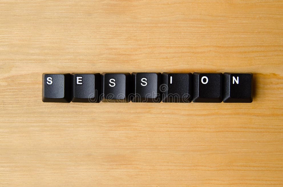 Session word stock photo. Image of buttons, wood, inspiration - 98444270
