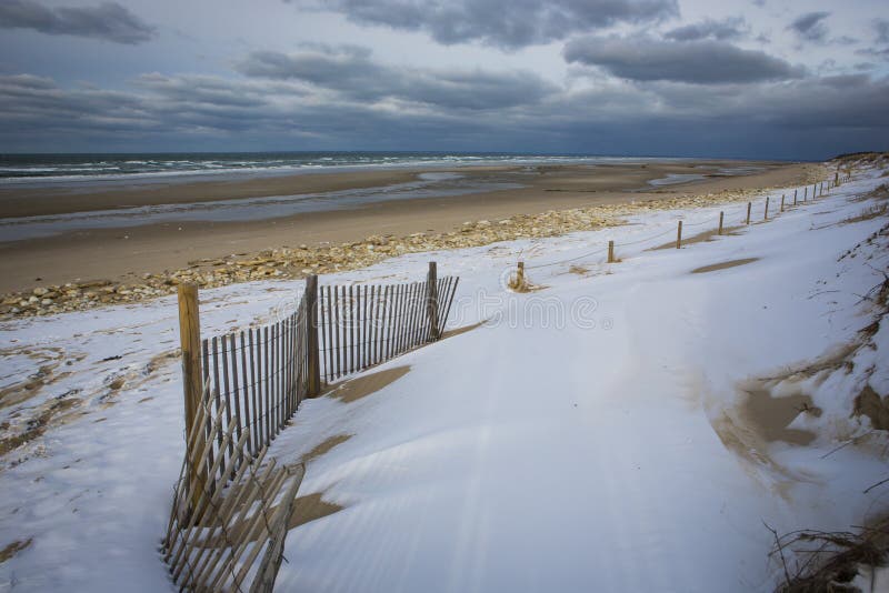 Sesuit Beach Dennis Cape Cod Stock Photo - Image of america, clouds ...