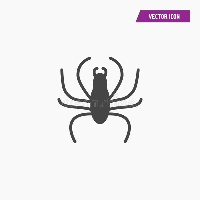 Software Bug or Program Bug Black Art Vector Icon Stock Vector ...