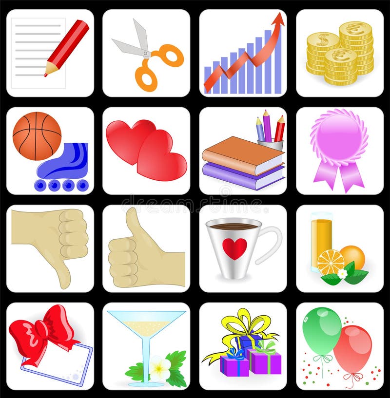 Set Of Icons Picture. Image: 6144461