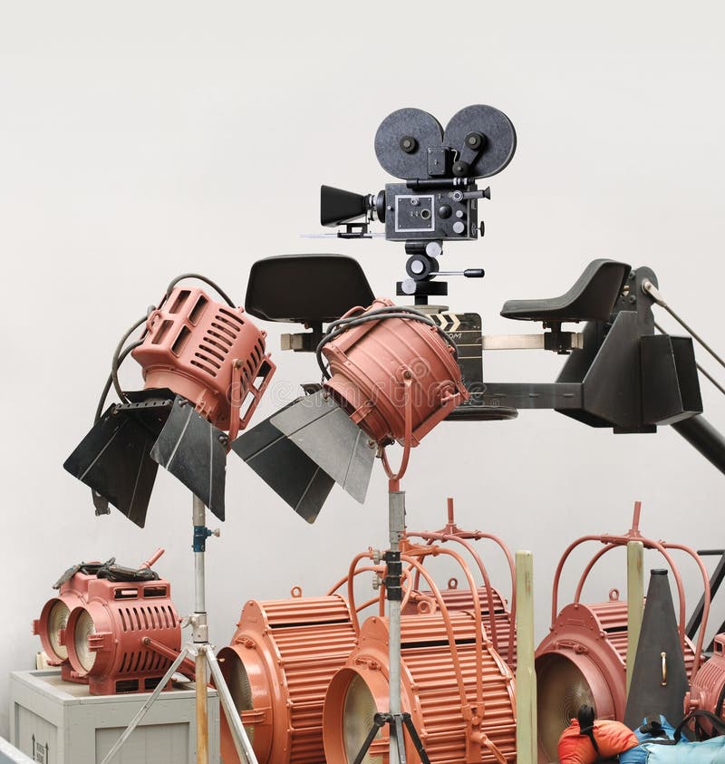 On the Set stock image. Image of gear, cinematography - 9421265