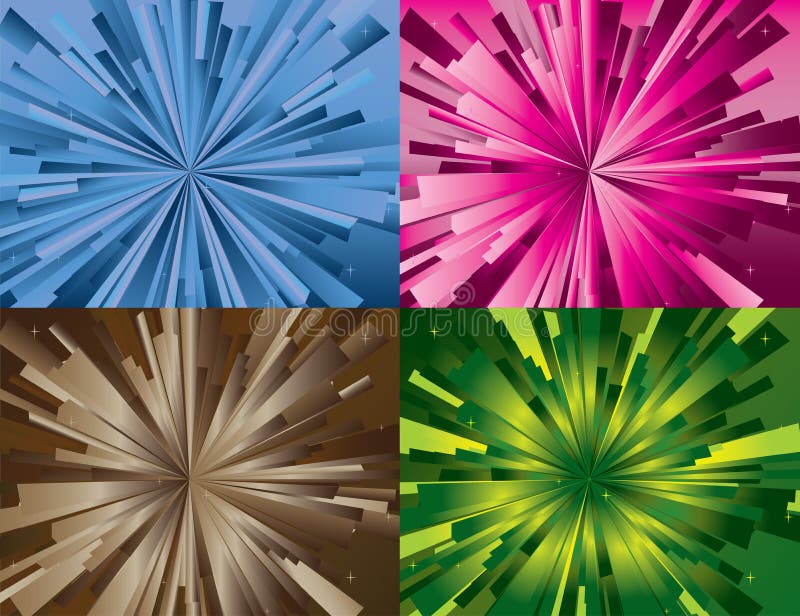 Three backgrounds stock illustration. Illustration of creativity - 6148395