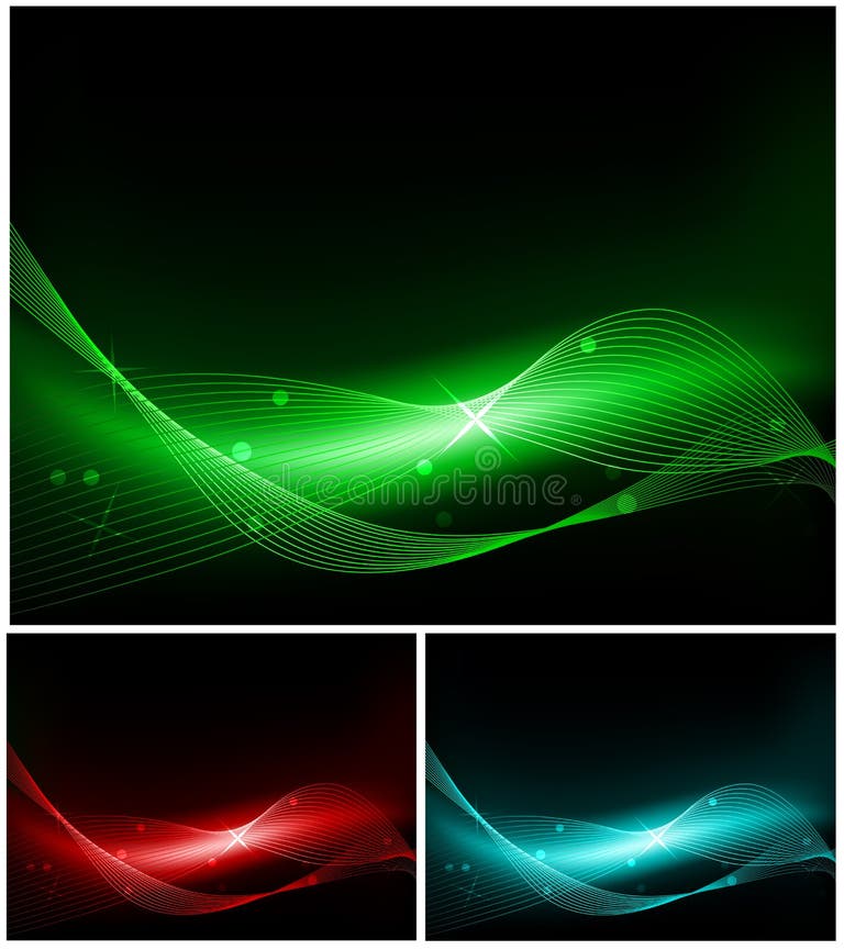 Wavy Colorful Backgrounds Collection Stock Illustrations – 1,846 Wavy ...