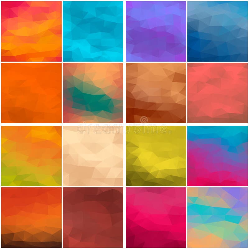 Set of Abstract Backgrounds Stock Vector - Illustration of design ...