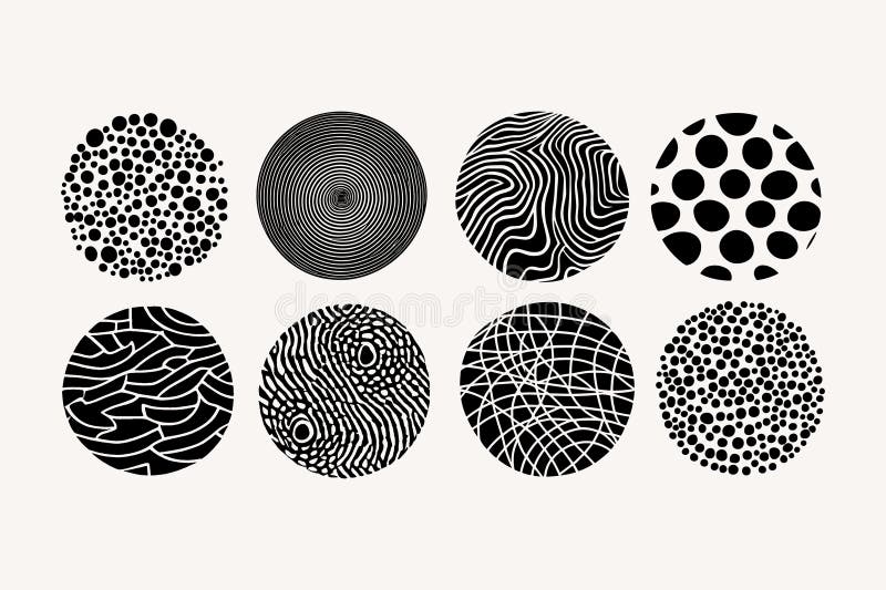 Set Abstract Circle Elements. Rounds for Graphic Web Design, Template ...
