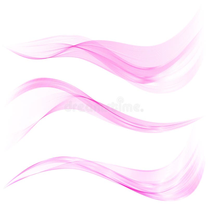 Set Abstract Color Wave. Smoke Pink Wave. Vector Abstract Lines. Stock ... Set Abstract Color Wave. Smoke Pink Wave. Vector Abstract Lines. Stock ...
