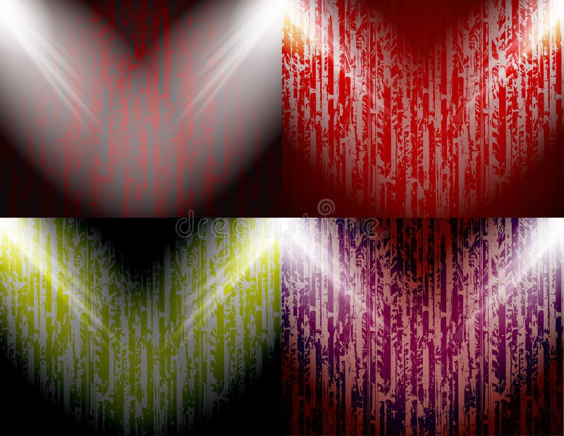 Set of Abstract Colored Background Spotlights with Stock Vector ...