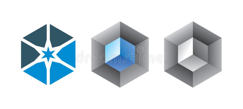 A Set of Abstract Cubes for Your Projects Stock Vector - Illustration ...