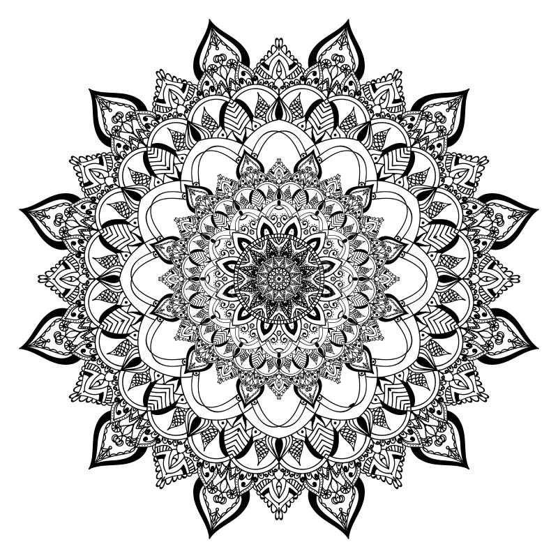 Set of Abstract Design Element. Round Mandalas in Vector. Graphic ...