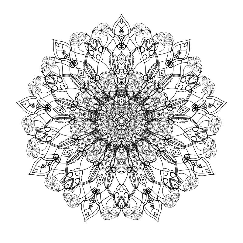 Set of Abstract Design Element. Round Mandalas in Vector. Graphic ...