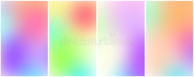 Set of Abstract Gradient Web App Backgrounds Stock Vector ...