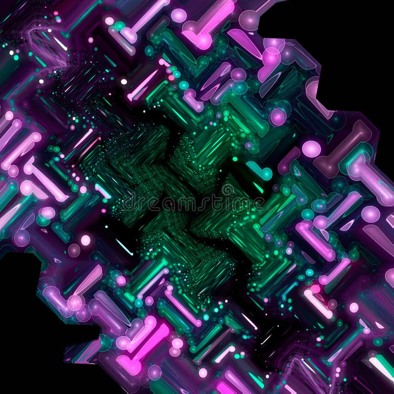 Set of Abstract Graphic Elements. Dynamic Color Shapes and Lines ...