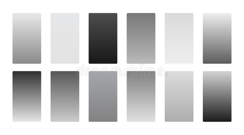 Set of Abstract Grey Color Shade Palette Background for Modern Backdrop ...