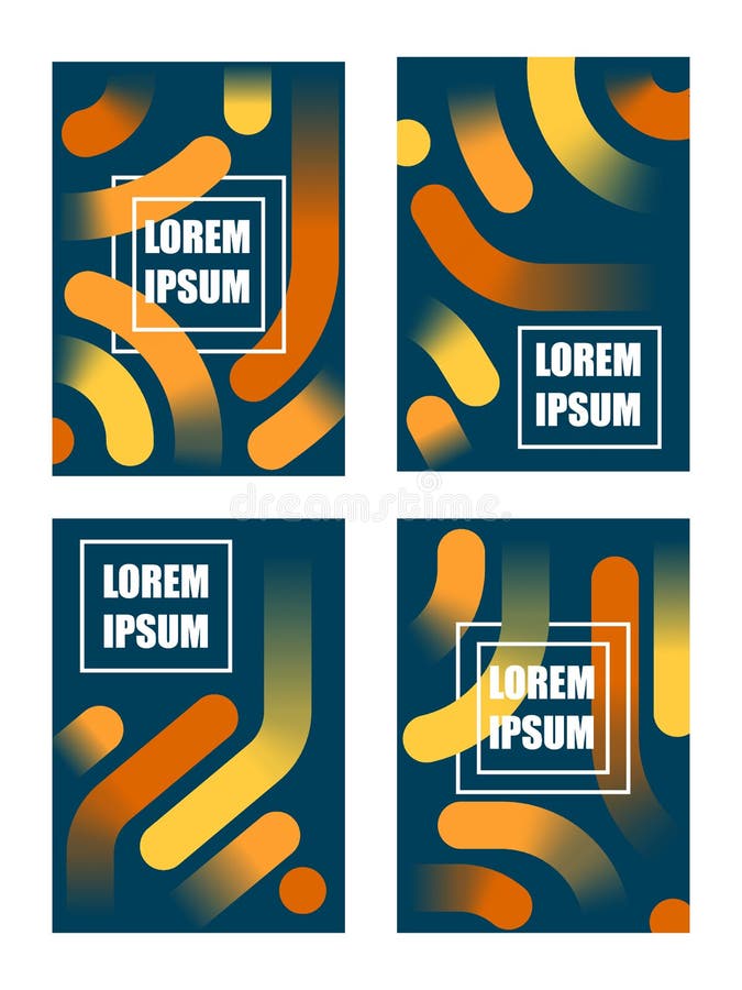 Set Abstract Modern Different Gradient Geometric Shape Line Background ...