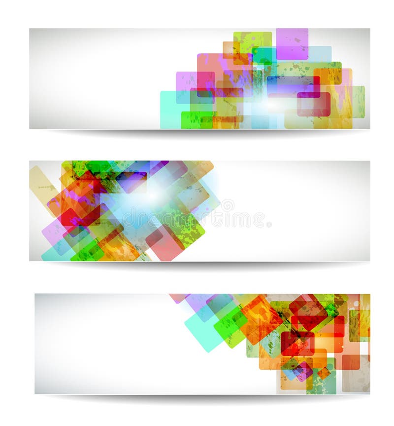 Lighting banner set stock vector. Illustration of presentation - 18040916