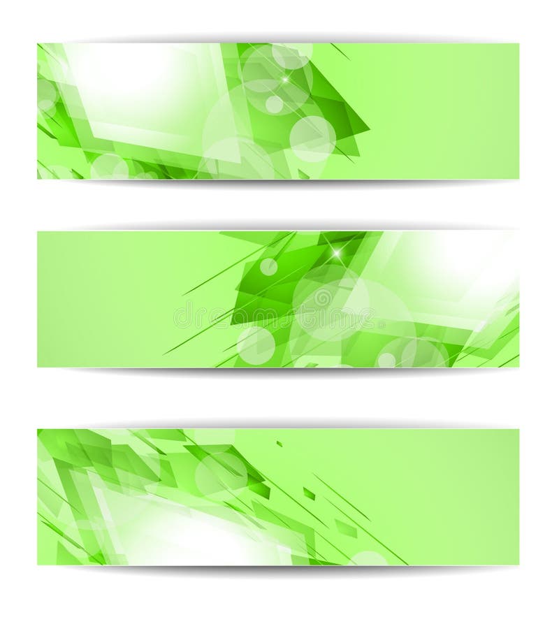 Set of Abstract Modern Header Banner Stock Vector - Illustration of ...