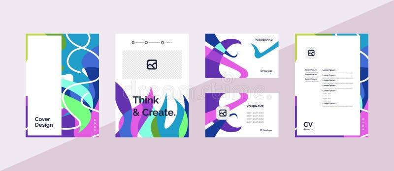 Set of Abstract Modern Template Layout Ready for Various Purpose Your ...