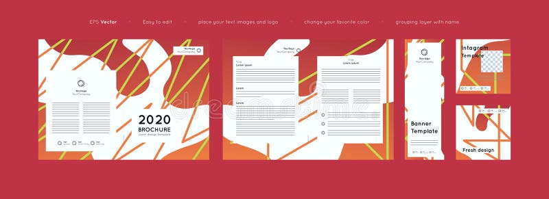 Set of Abstract Modern Template Layout Ready for Various Purpose Your ...
