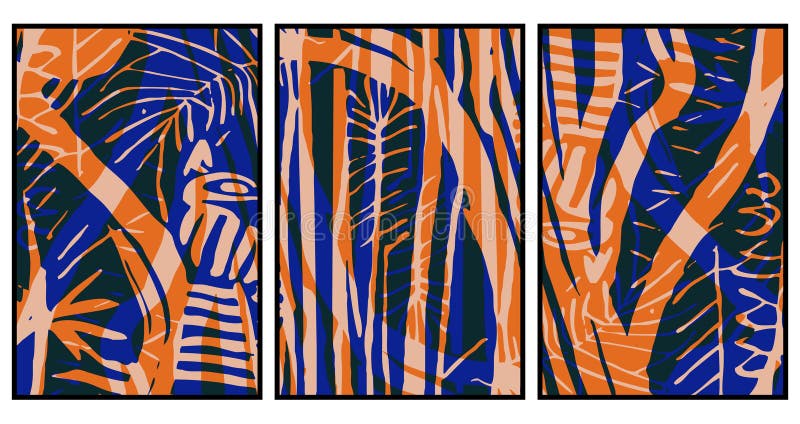 Set of 3 Abstract Pattern for Materials, Covers, Websites. for Use in ...